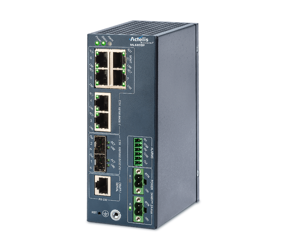 Actelis: ML680DF Industrial Ethernet Switch/Extender - The Kenton Group